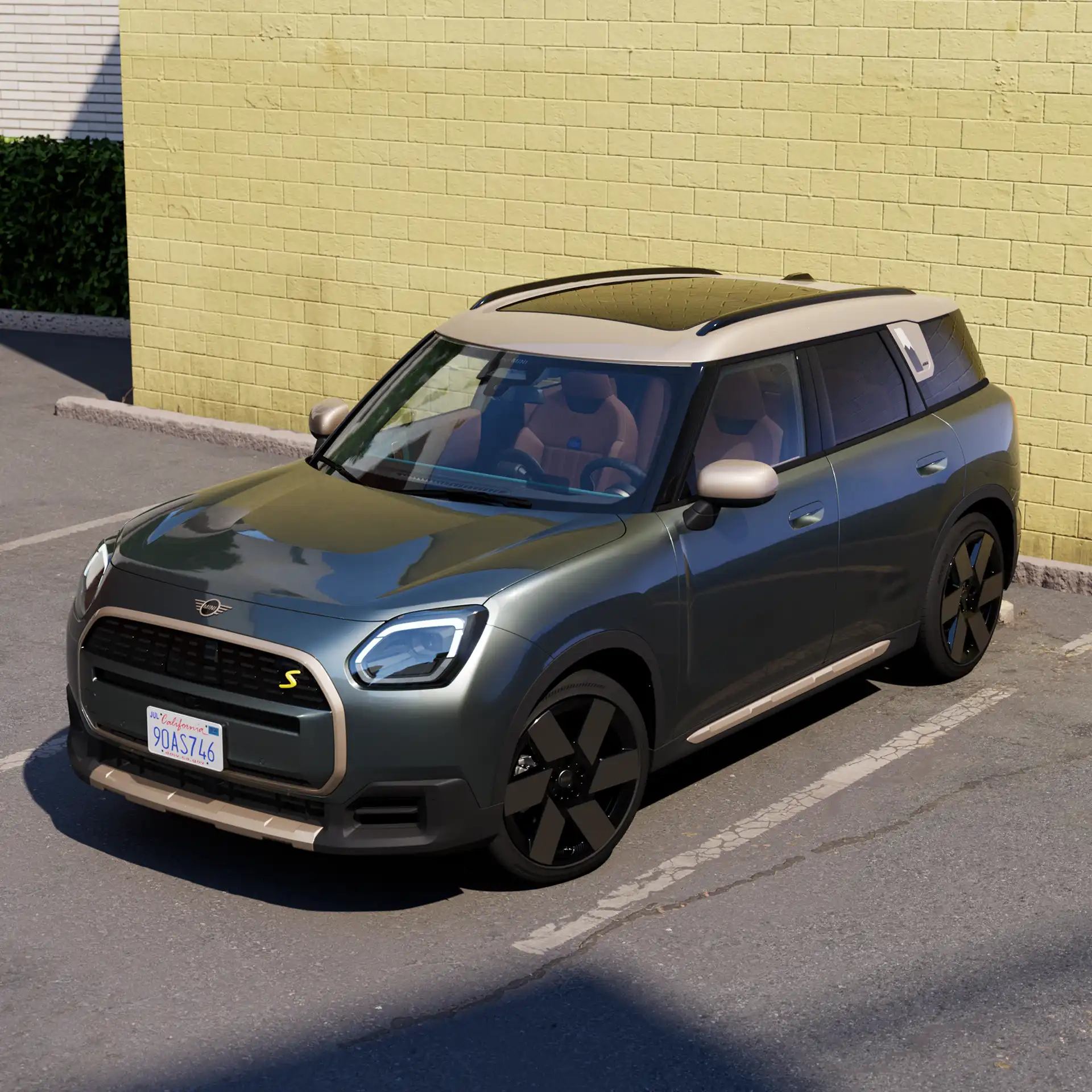 Helt elektriska MINI Countryman – mått